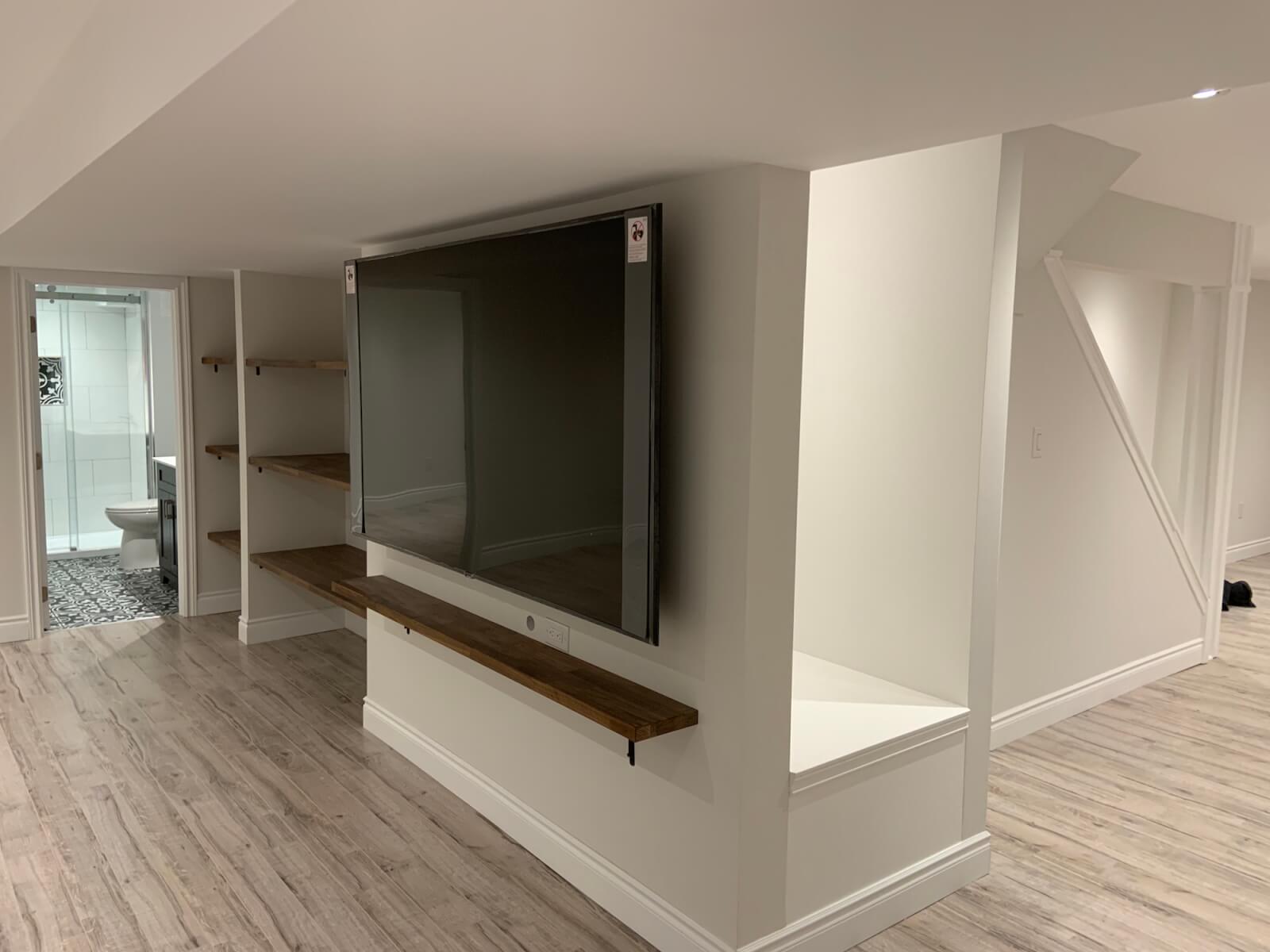 Finished Basement in Hamilton - Basement Renovation Contractor